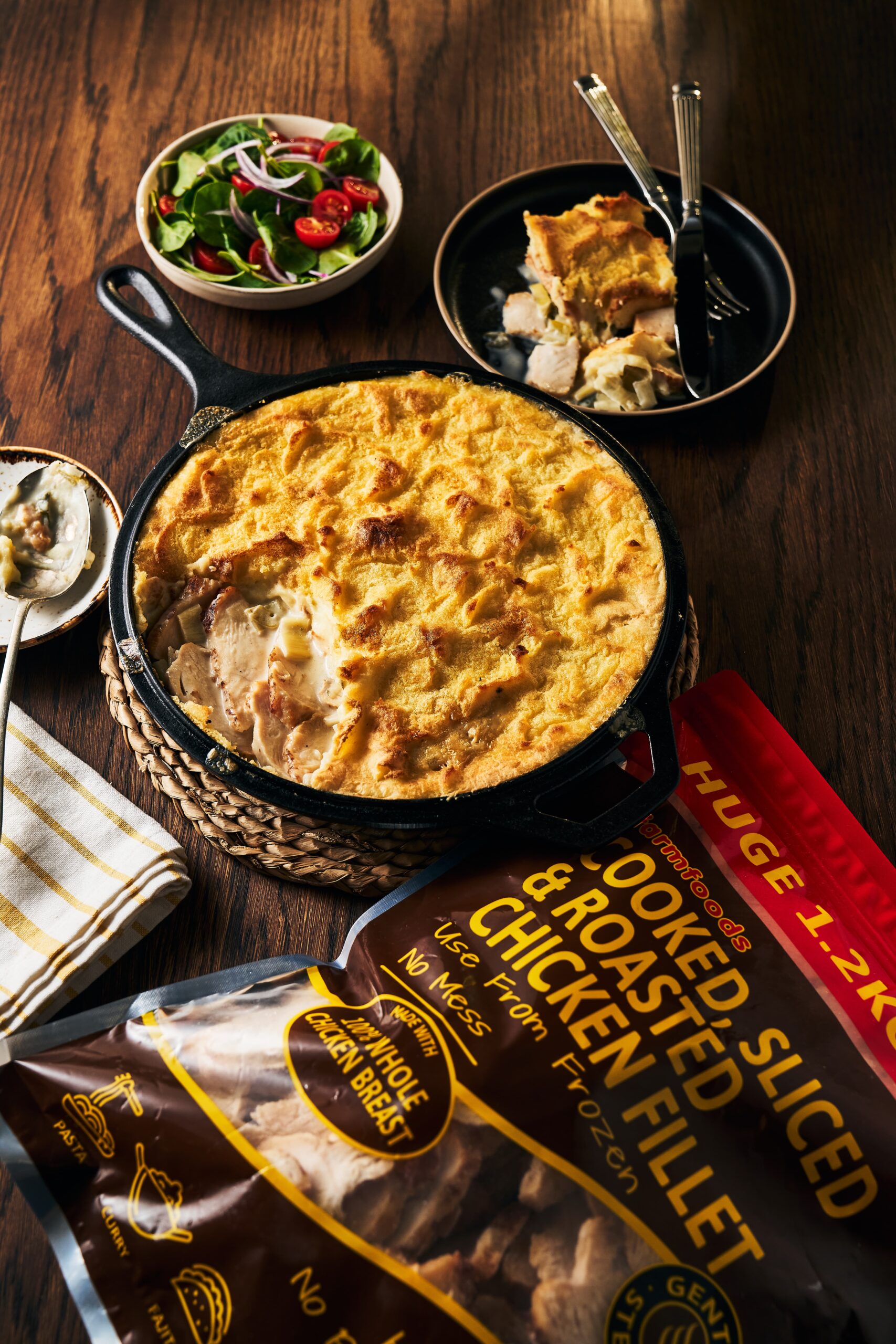 Chicken & Leek Mashed Potato Pie | Farmfoods Recipes